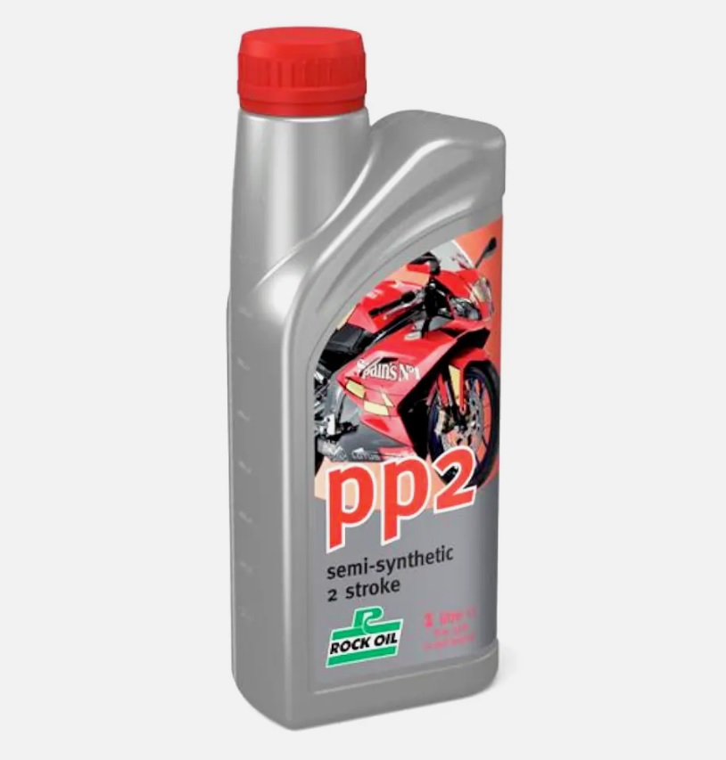 Rock Oil Semi Synthetic 2 Stroke Engine Oil 1L — S1-49 - Legend Motorcycles